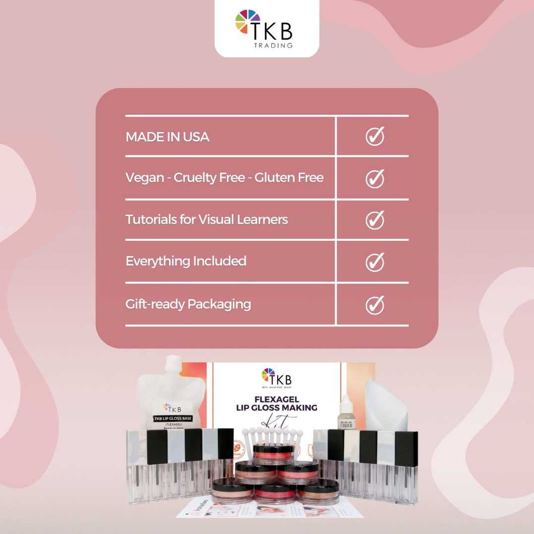TKB Flexagel DIY Lip Gloss Making Kit — TKB Trading