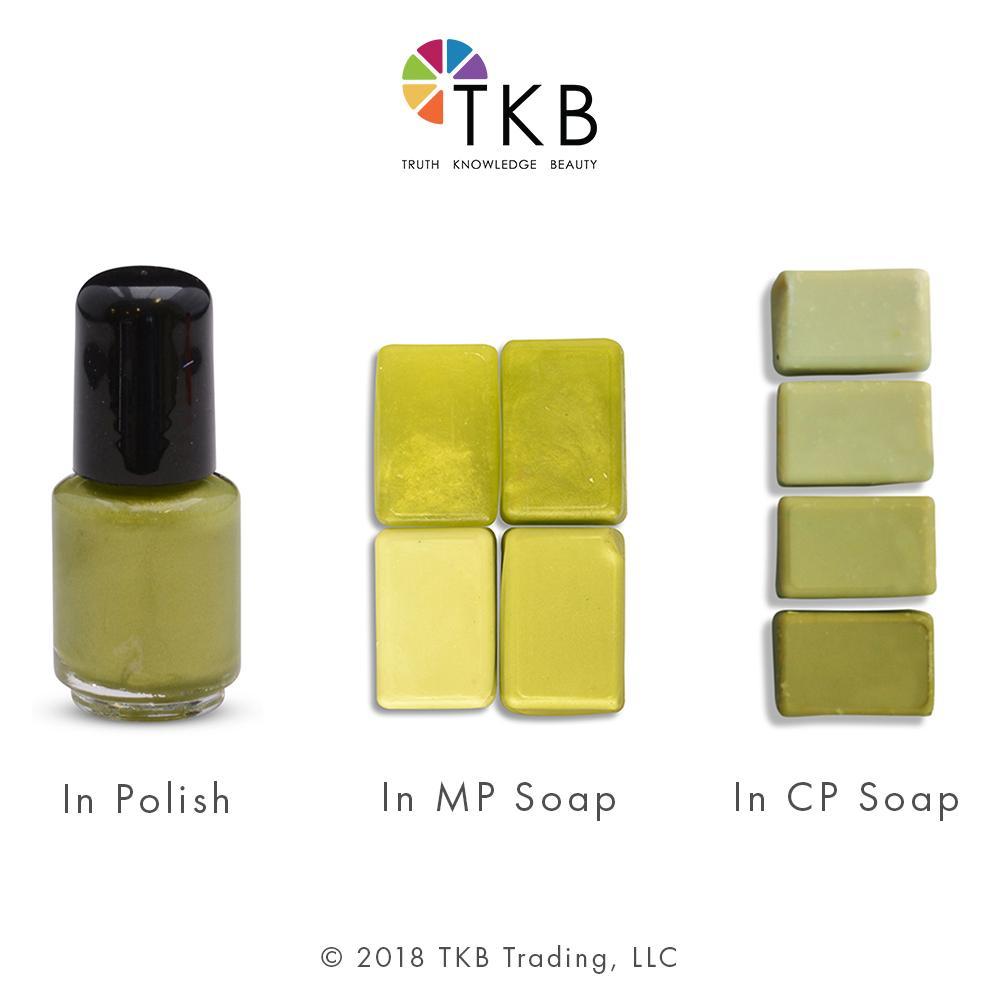 TKB Green Apple Mica - DIY Cosmetics & Soapmaking | TKB Trading