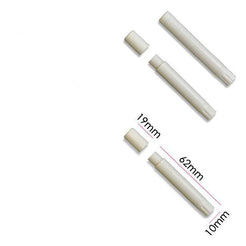 White Slimline Lip Balm Tubes - DIY Cosmetics & Lips | TKB Trading