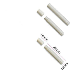 White Slimline Lip Balm Tubes - DIY Cosmetics & Lips | TKB Trading